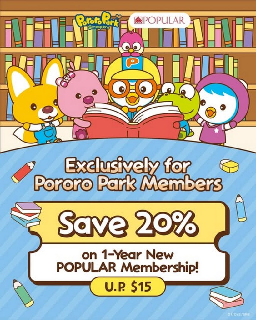 1 October 2025 onwards: Pororo Park Singapore: Exclusive 20% OFF Popular Membership: Promotion ...