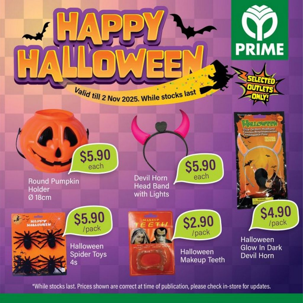 Now till 2 November 2025: Prime Supermarket Halloween Promotion ...