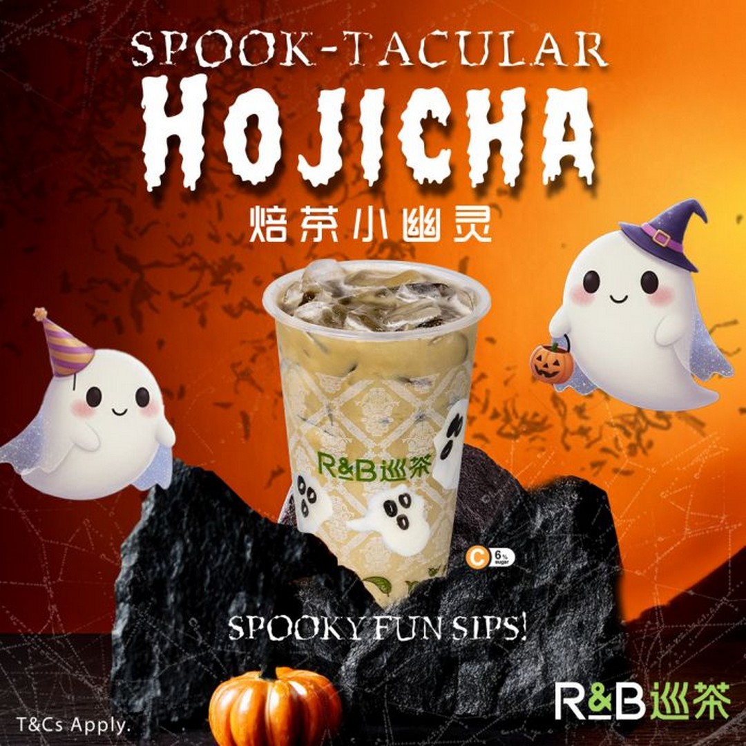 Now till 31 October 2025: R&B Tea Singapore – Spook-tacular Hojicha ...