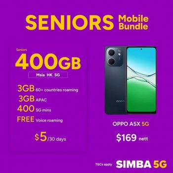 27 October 2025 onwards: SIMBA Telecom: SG60+ Seniors Mobile Bundle ...