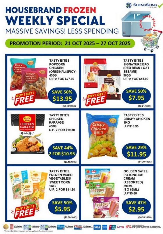 21-27 October 2025: Sheng Siong Singapore: Housebrand & Frozen Food ...
