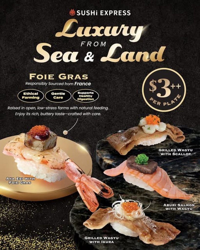 1 November–31 December 2025: Sushi Express Singapore: Luxury Land & Sea ...