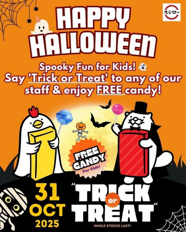 31 October 2025: Sushiro Singapore: Free Halloween Lollipop Giveaway ...