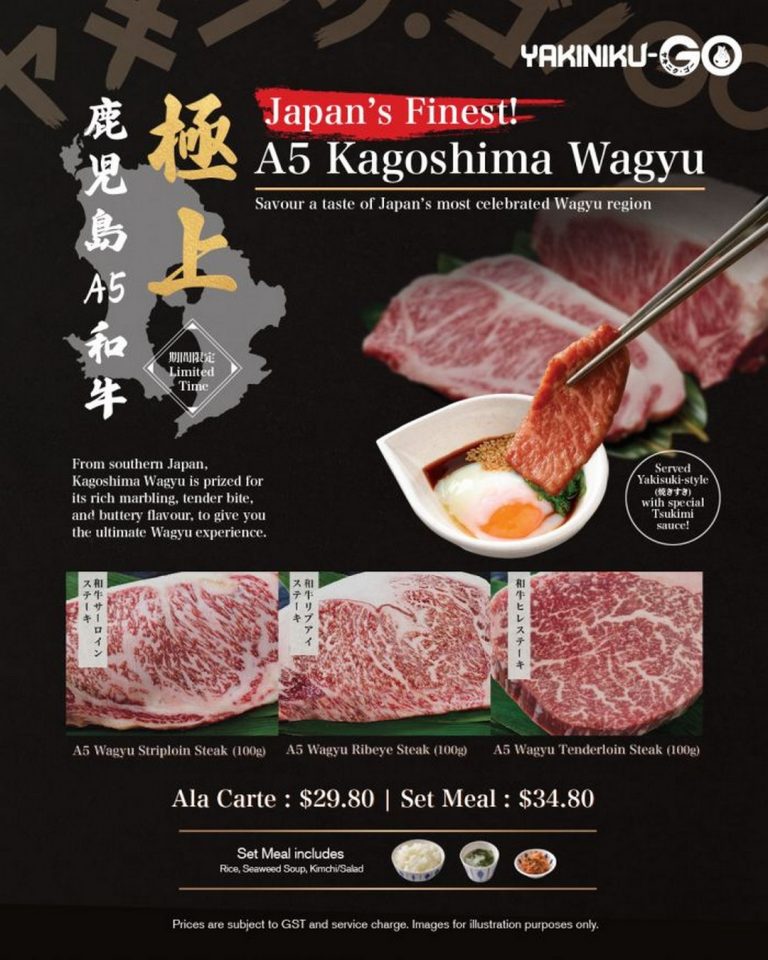 14 October 2025 Onward: Yakiniku-GO A5 Kagoshima Wagyu Promotion ...