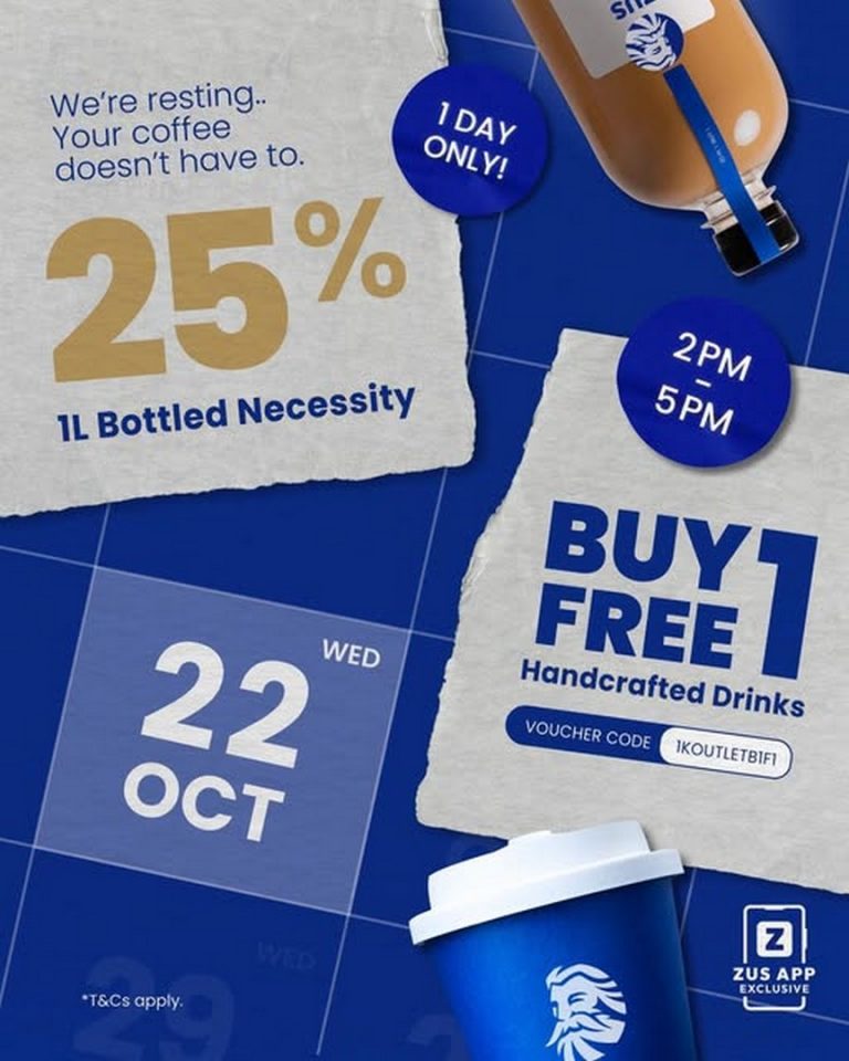 22 October 2025: ZUS Coffee Singapore: 1000th Outlet Celebration Drink ...