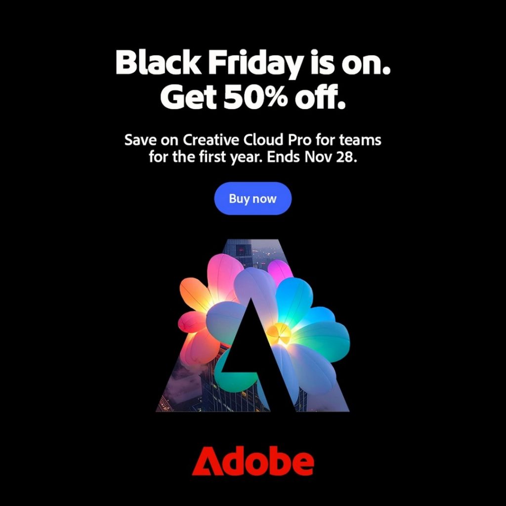 13-28 November 2025: Adobe Singapore 50% Off Teams Subscription ...