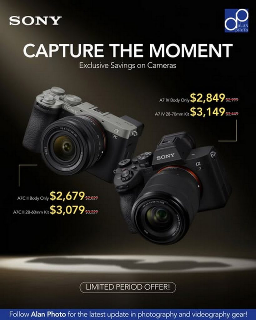 20 November 2025-4 January 2026: Alan Photo Singapore: Year-End Sony Camera Upgrade Promotion ...
