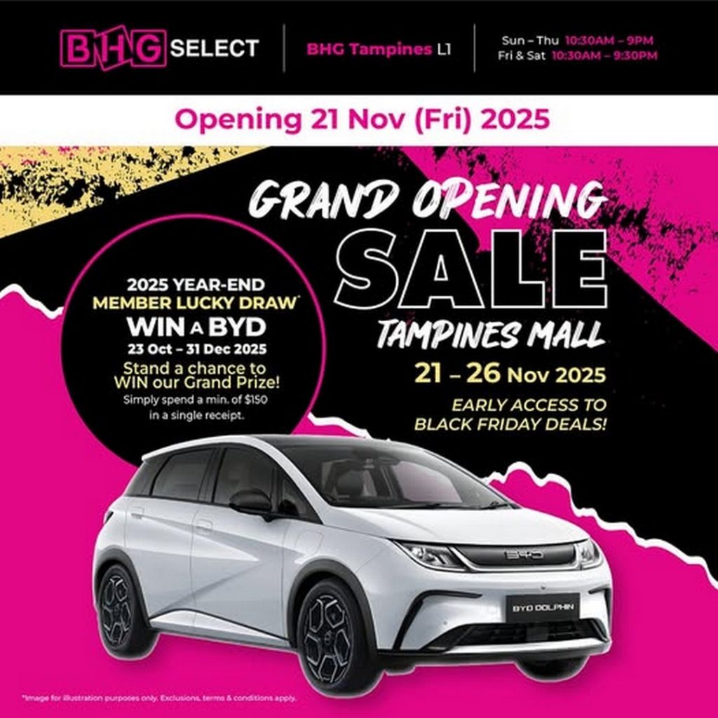 21-23 November 2025: BHG Singapore: BHG Select Tampines Mall Grand ...