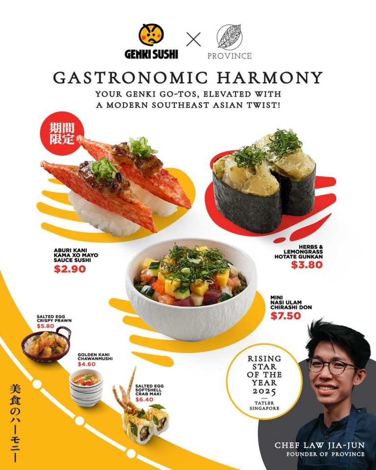 13 November-31 December 2025: Genki Sushi: New Gastronomic Harmony Menu ...