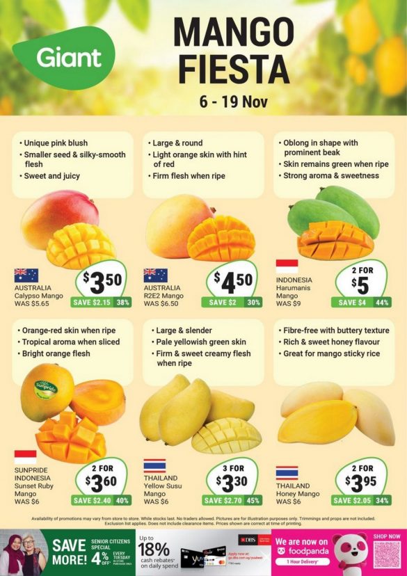 6–19 November 2025: Giant Singapore Mango Fiesta Promotion – Up to 45% ...