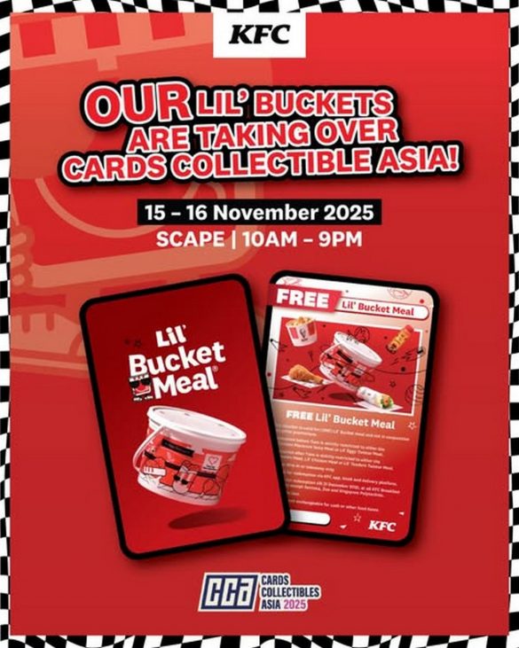 15-16 November 2025: KFC Singapore: Cards Collectible Asia Mini Fun ...