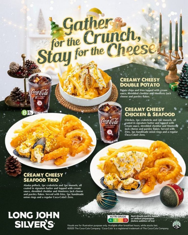 27 November 2025 onwards: Long John Silver’s: Creamy Cheesy Christmas ...