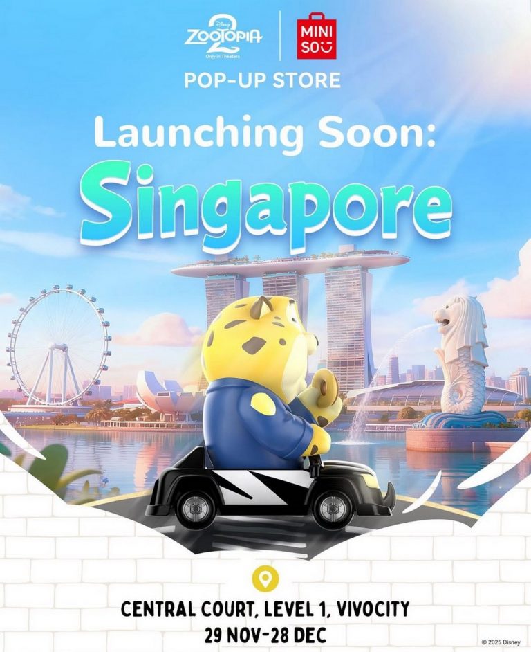 29 November-28 December 2025: MINISO x Zootopia Pop-Up Store Singapore ...