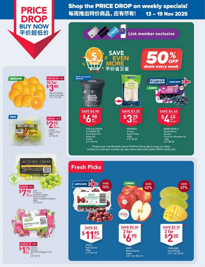 13–19 November 2025: NTUC FairPrice Fresh Buys Deals: Weekly Fresh ...