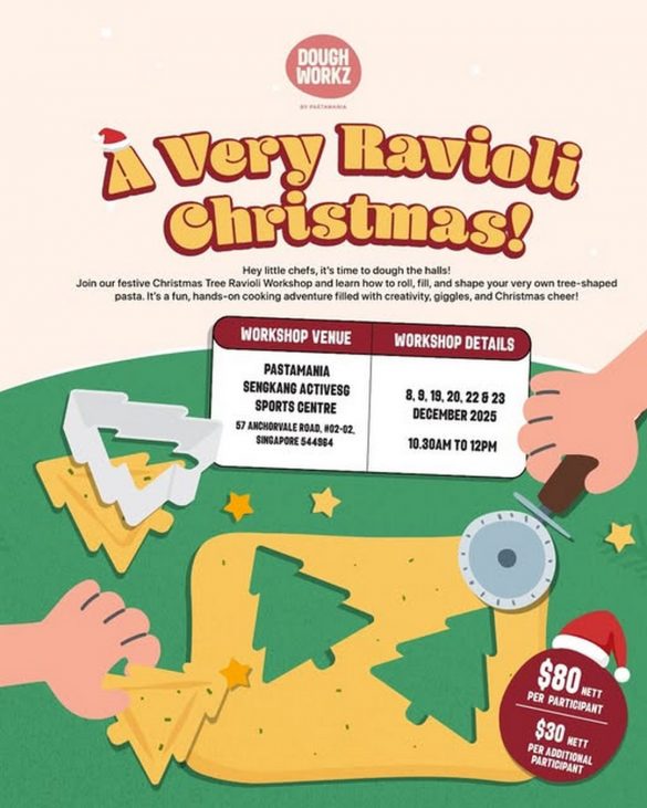 8-23 December 2025: PastaMania Singapore: A Very Ravioli Christmas ...