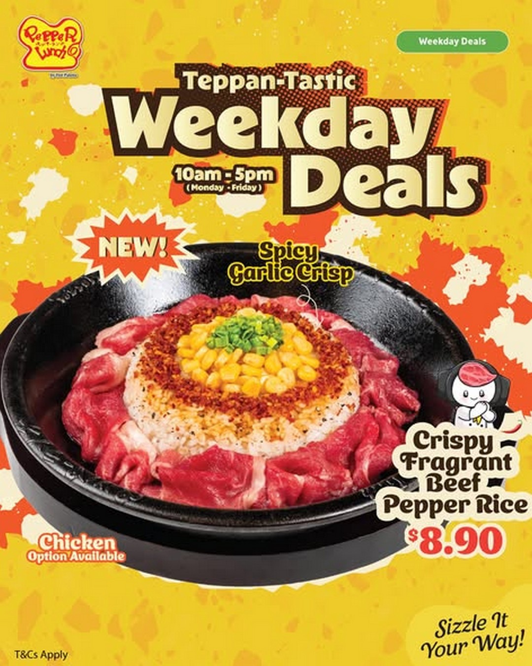 17 November 2025 onwards: Pepper Lunch Singapore: Weekday Deal – New ...