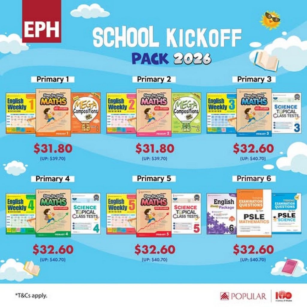 10 November 2025 onwards: Popular Bookstore Singapore: EPH School ...