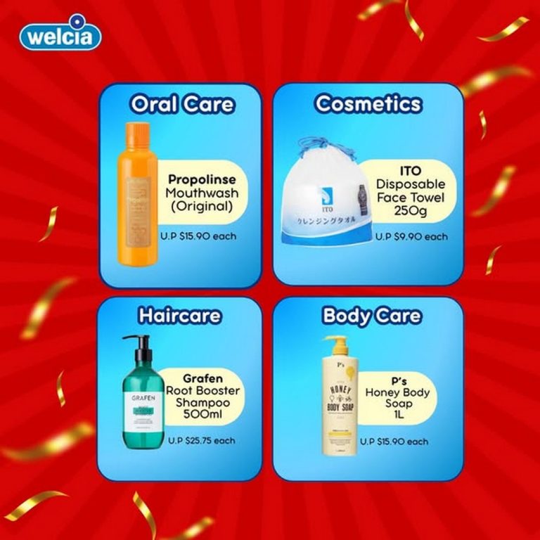 6-12 November 2025: Welcia Singapore: 11.11 Mega Deals Promotion: Buy 1 Get 1 Free on Beauty ...