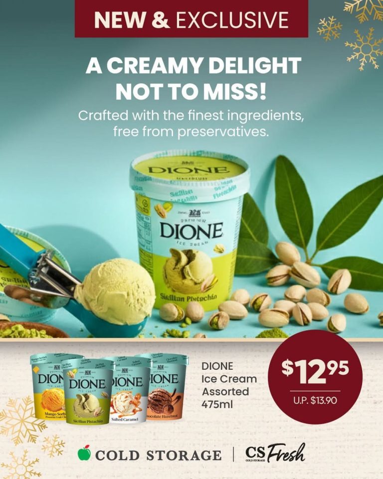 19-25 December 2025: Cold Storage: Dione Ice Cream Special Promotion ...