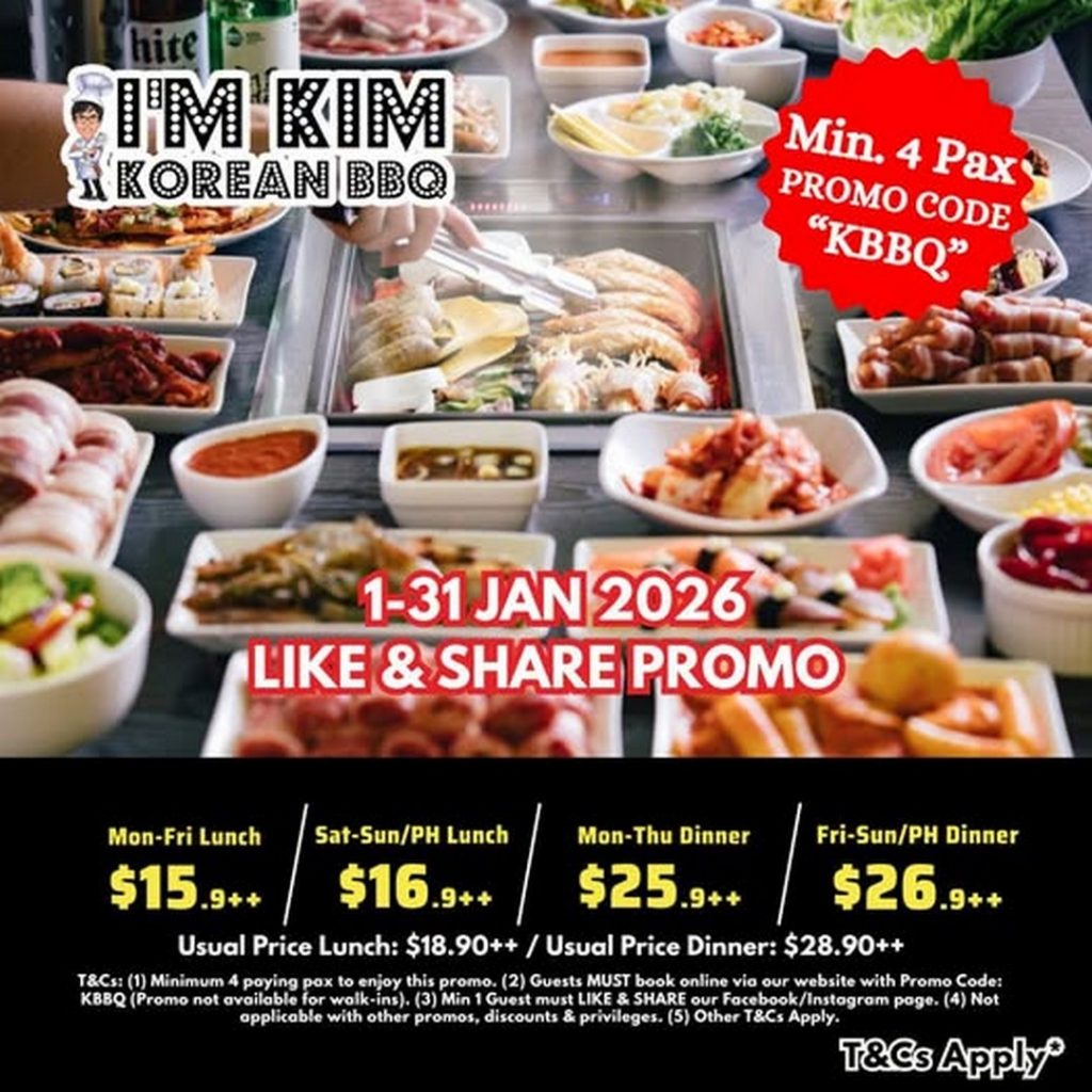 1-31 January 2026: I'm Kim Korean BBQ: Buffet Promotion and Giveaway at ...