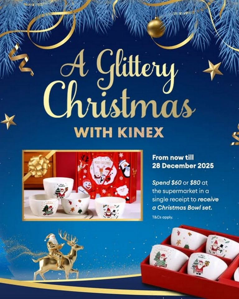 Now till 28 December 2025: KINEX Christmas Bowl Set Redemption: Festive Shopping Promotion with ...