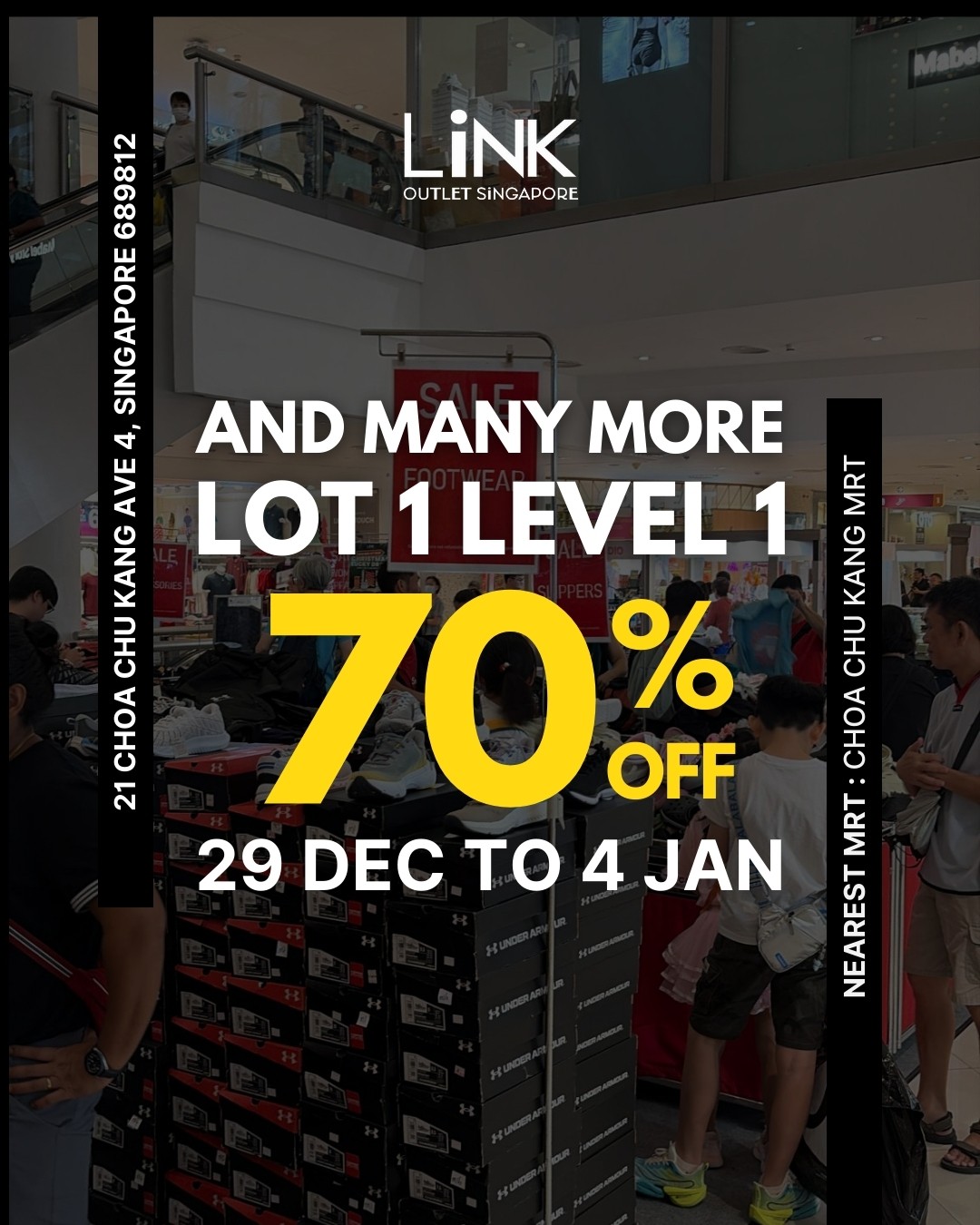 29 December 2025-4 January 2026: LINK outlet store Sale at Lot 1 Atrium ...