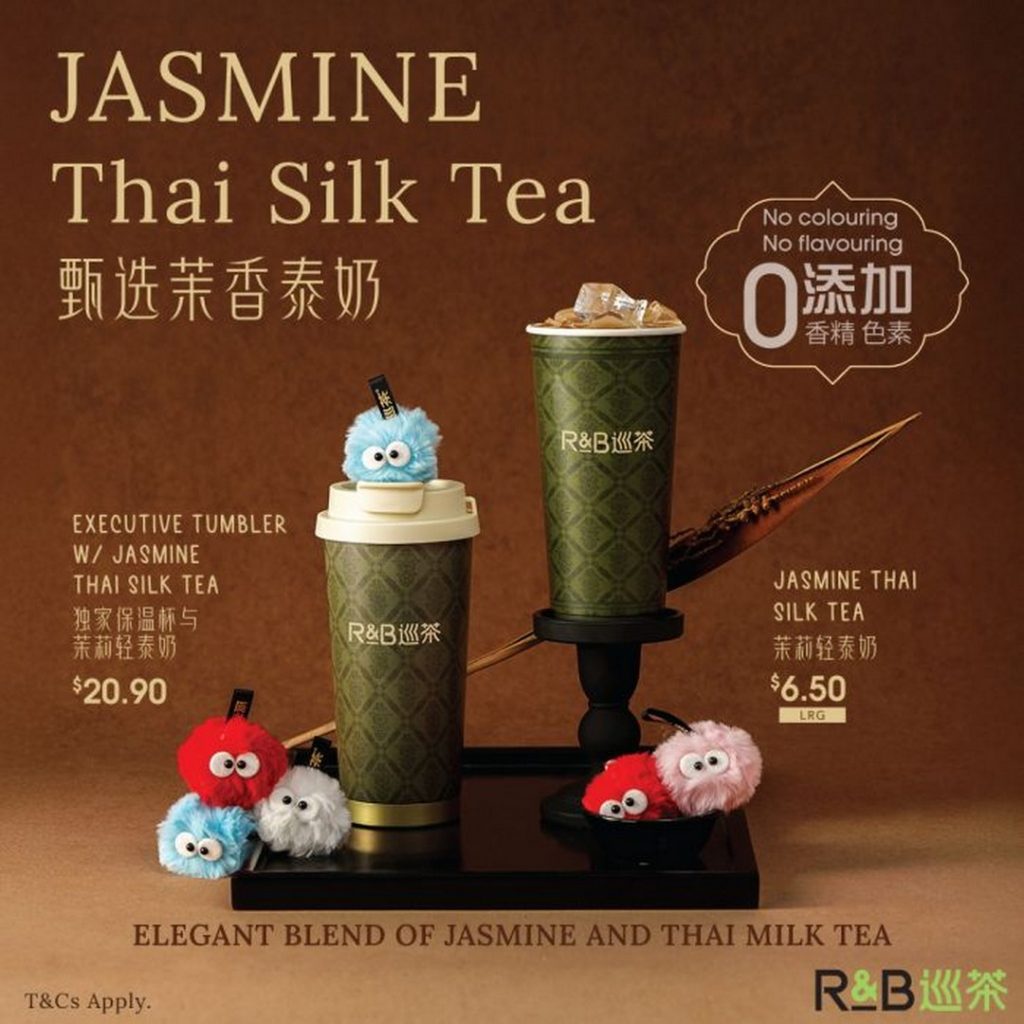 17 December 2025 onwards: R&B Tea Marina Bay Sands: Jasmine Thai Silk ...