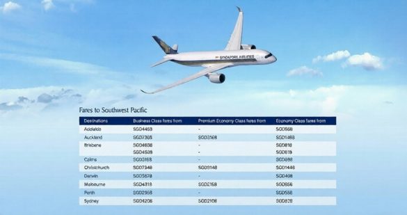 23 December 2025–18 January 2026: Singapore Airlines Great Fares ...