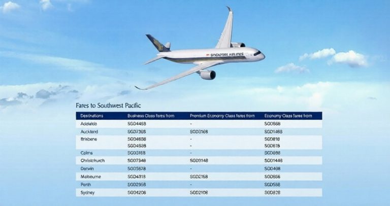 23 December 2025–18 January 2026: Singapore Airlines Great Fares ...