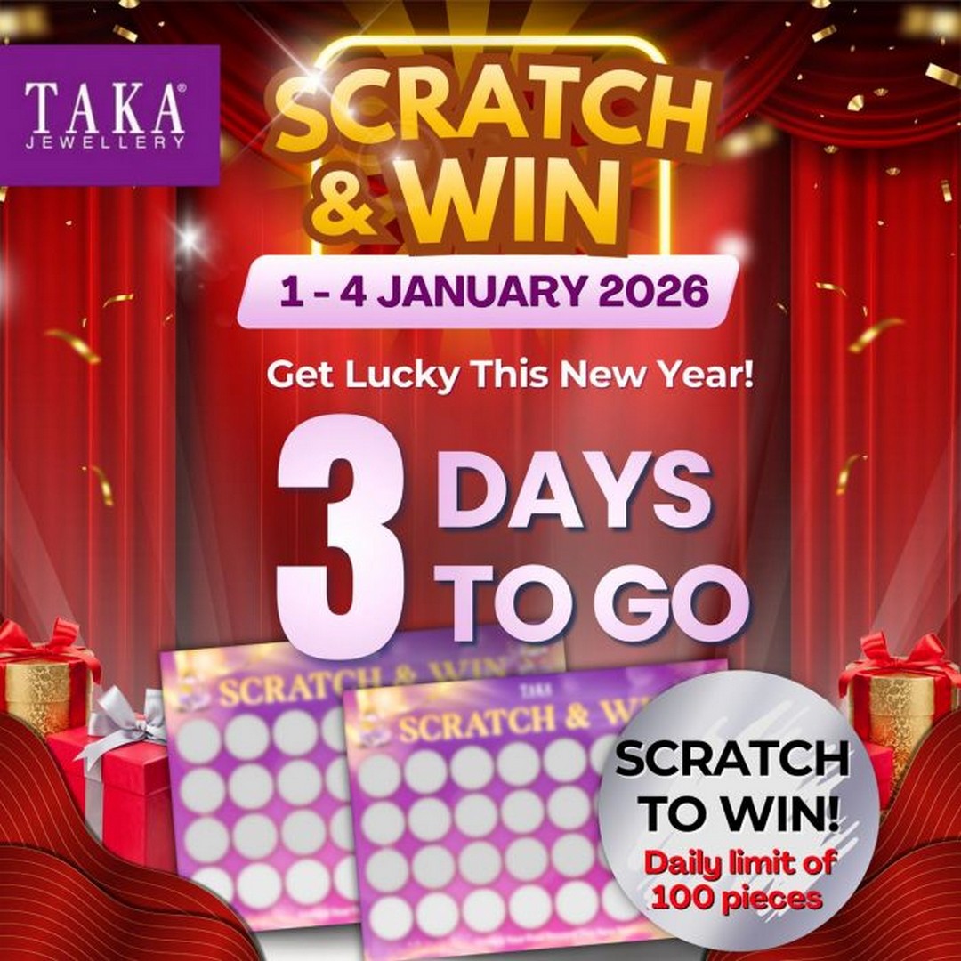 1–4 January 2026: TAKA Jewellery Scratch & Win: Free No-Purchase ...
