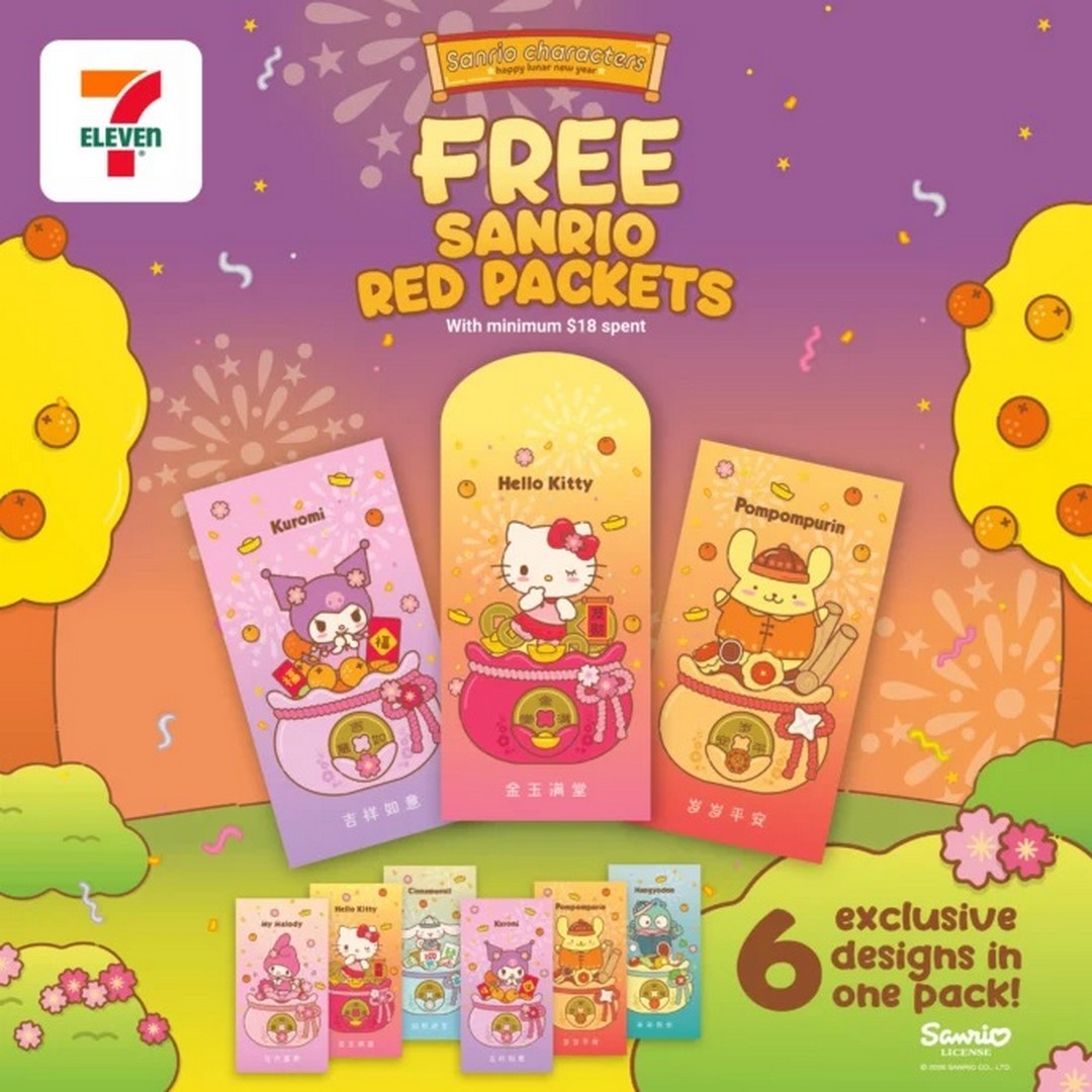 Now till 10 March 2026: 7-Eleven Singapore: FREE Sanrio Lunar New Year ...