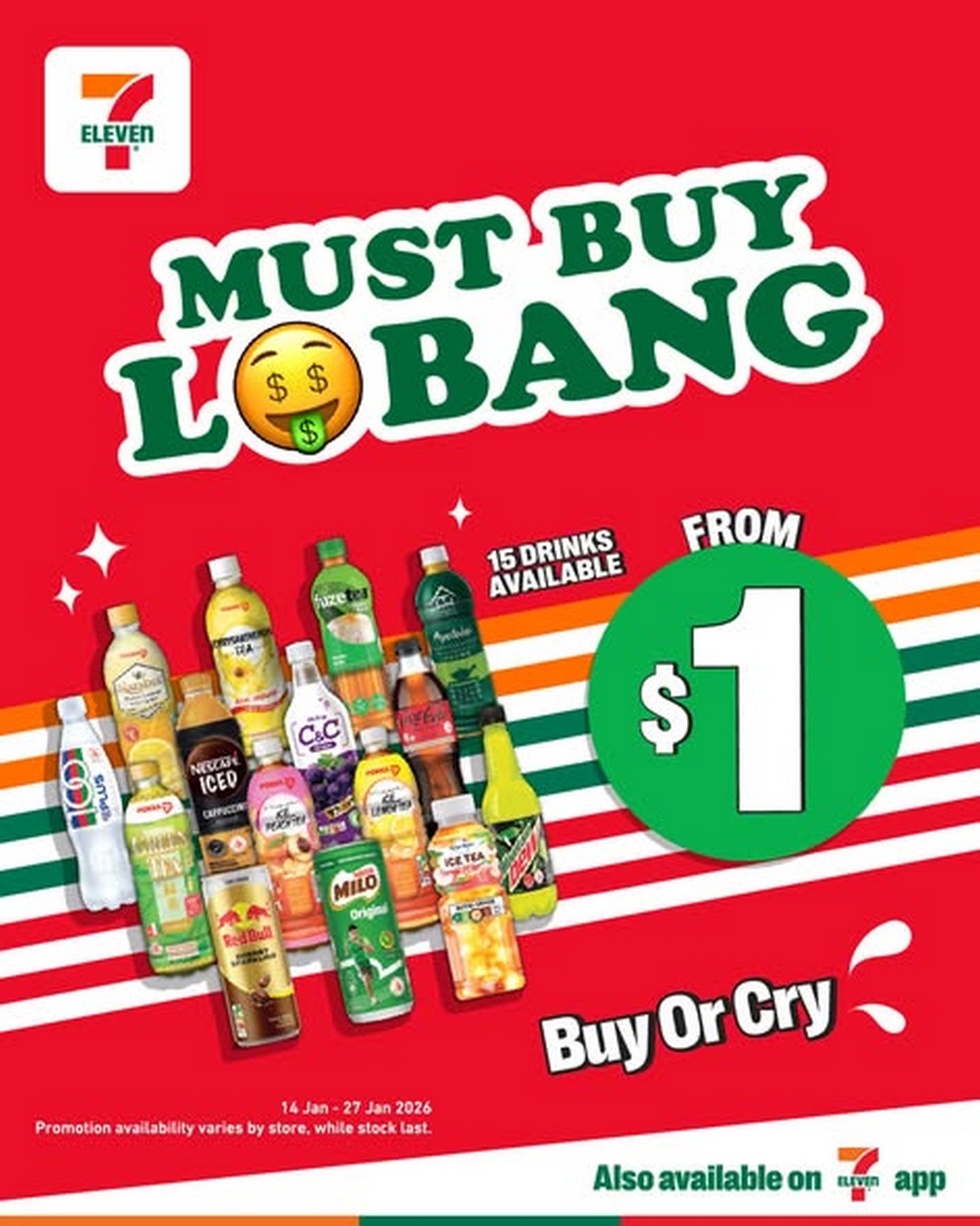 14–27 January 2026: 7-Eleven Singapore: Must-Buy Drinks From $1 ...
