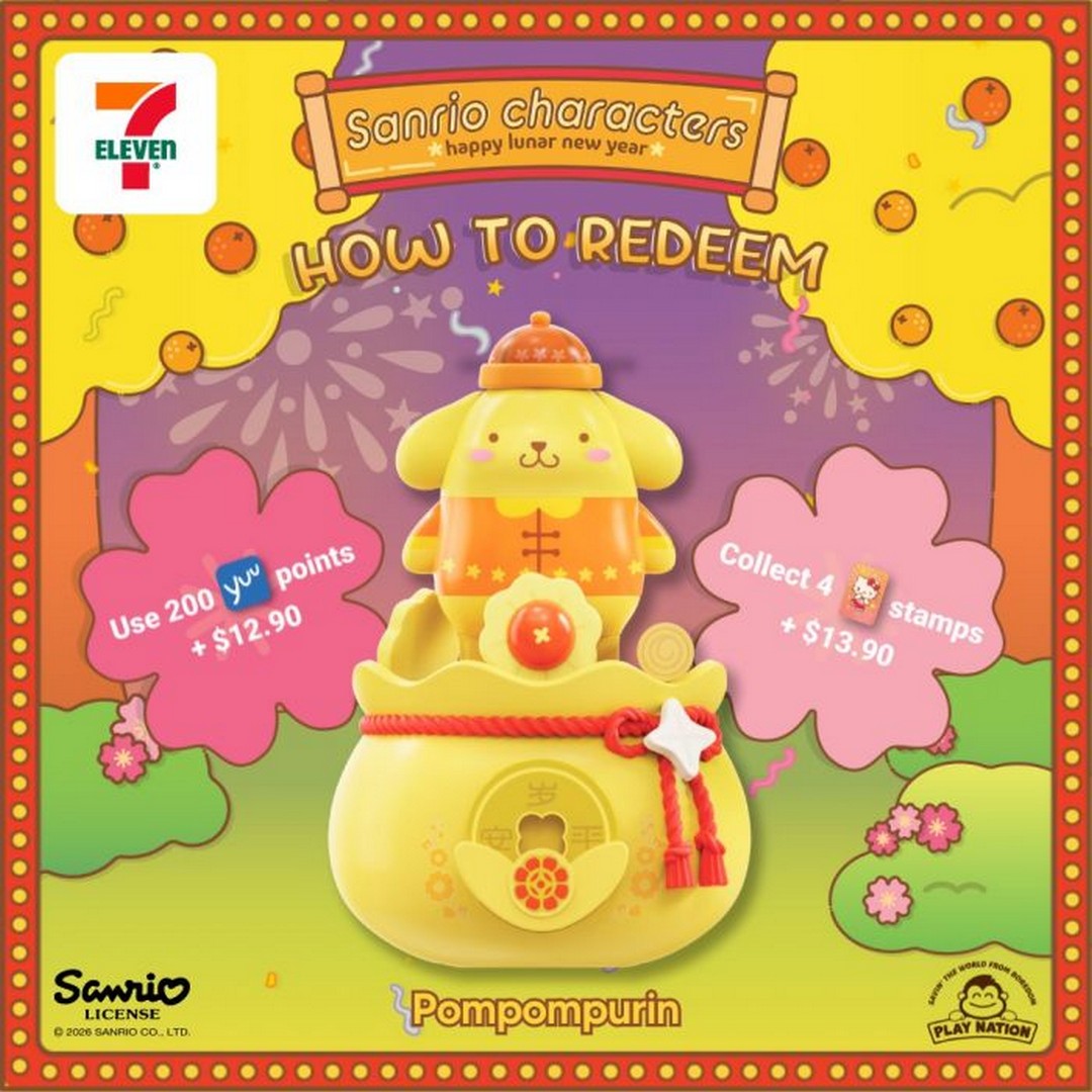 14 January–17 March 2026: 7-Eleven Singapore: Sanrio Characters Lucky ...