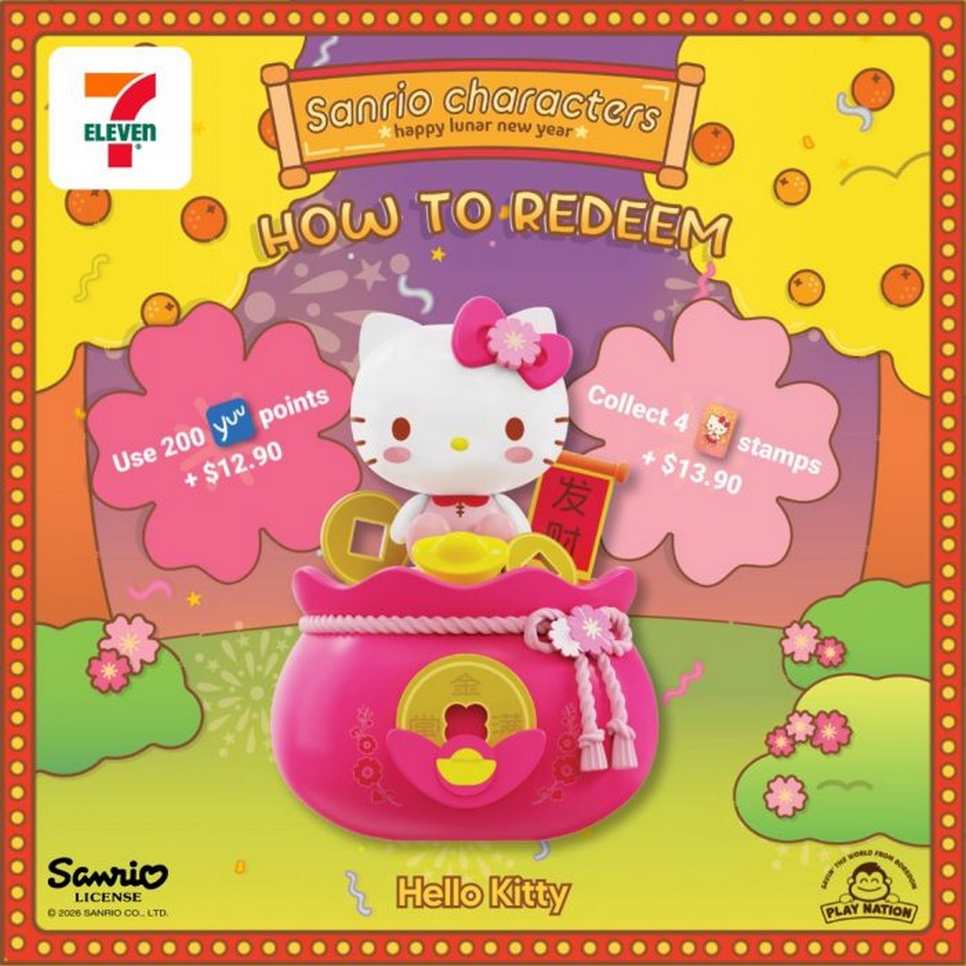 14 January–17 March 2026: 7-Eleven Singapore: Sanrio Characters Lucky ...
