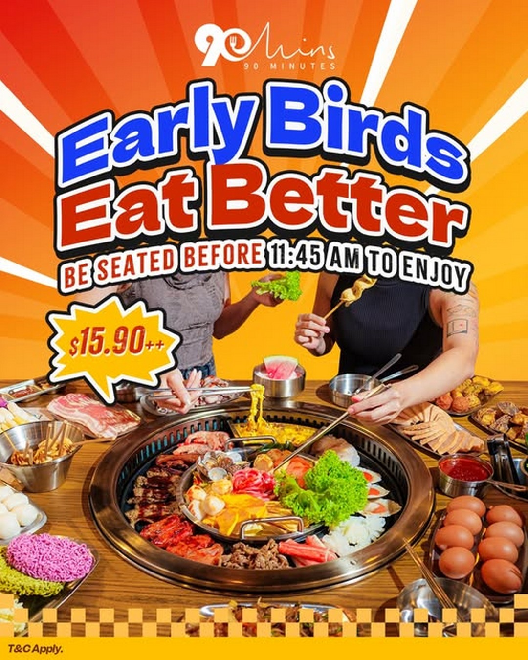 16 January 2026 onwards: 90 Minutes KBBQ & Hotpot: Early Bird Buffet ...