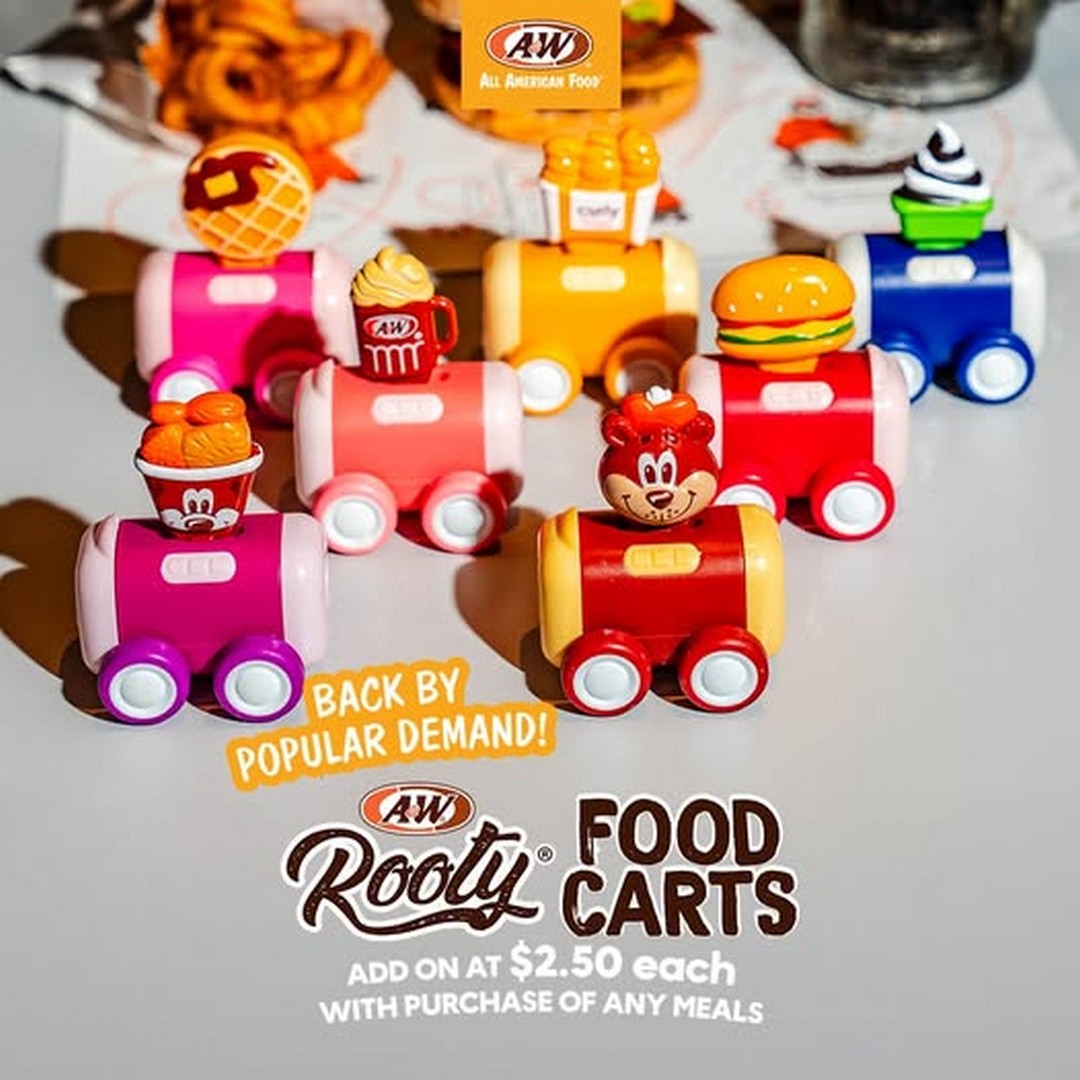 30 January 2026 onwards: A&W Singapore Rooty® Food Carts Collectibles ...