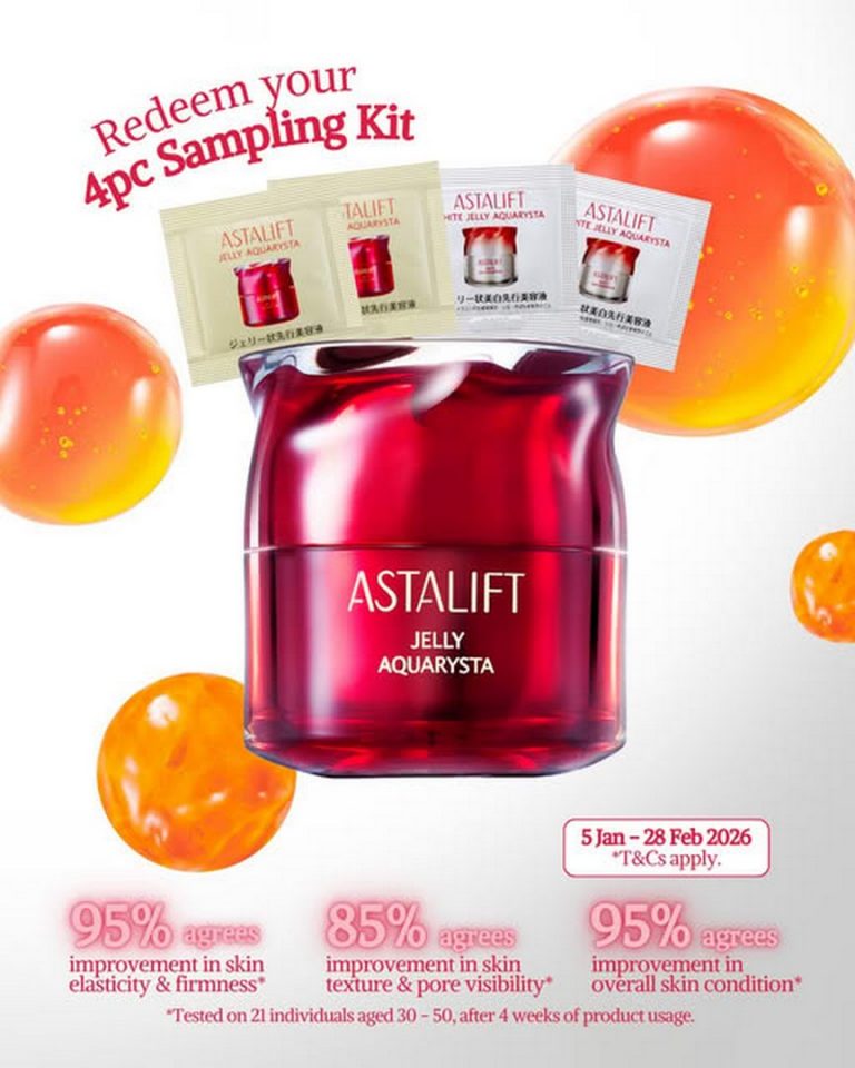 5 January-28 February 2026: Astalift Singapore: Free Jelly Aquarysta ...