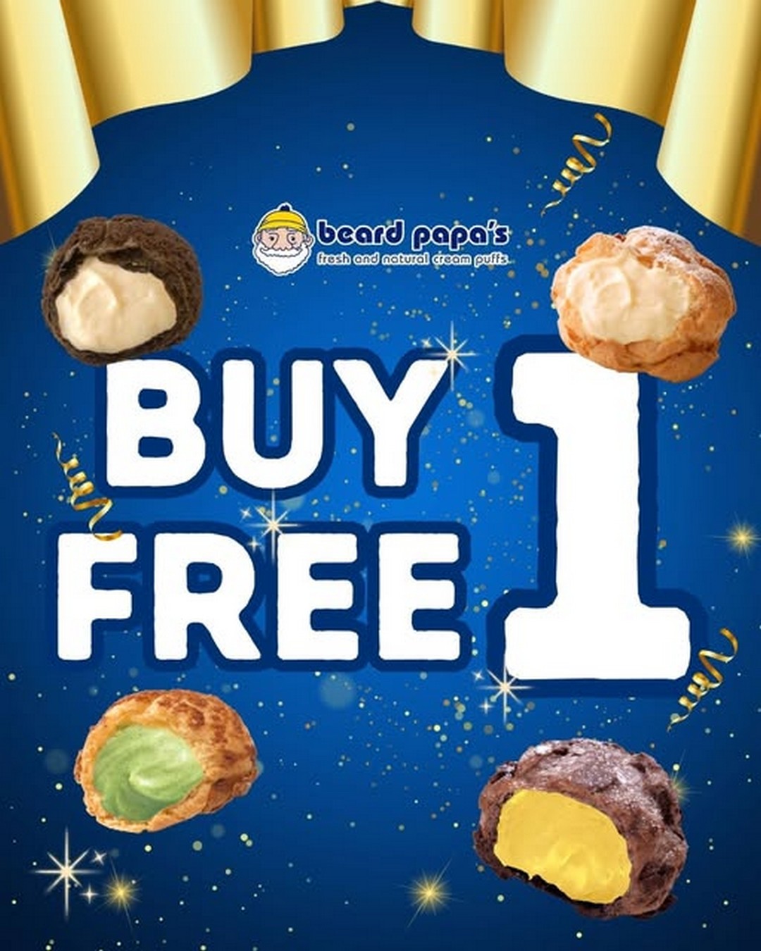 19–21 January 2026: Beard Papa’s Singapore Members’ Day Buy 1 Free 1 ...