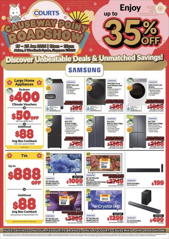 19–25 January 2026: COURTS Causeway Point Chinese New Year Home Upgrade ...