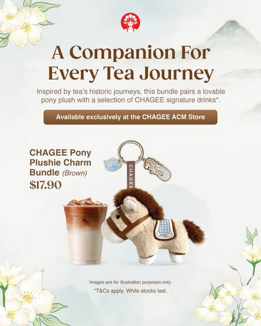 28 January-7 June 2026: Chagee Singapore: Pony Plushie Charm Launch at ...