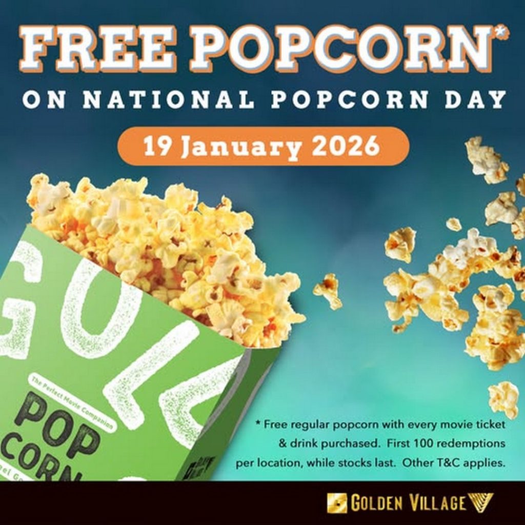 19 January 2026: Golden Village: Celebrate National Popcorn Day with ...