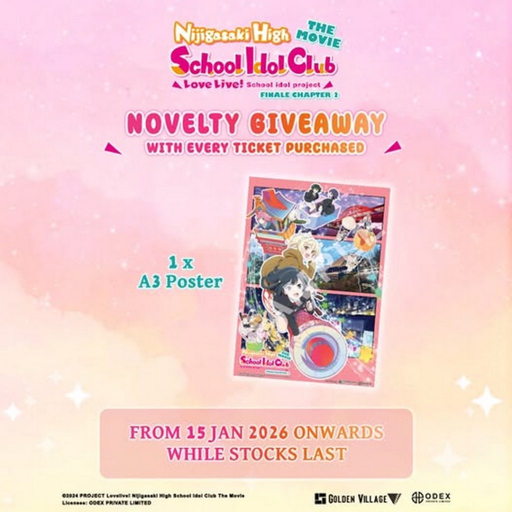 15 January 2026 onwards: Golden Village: Love Live! Nijigasaki High ...