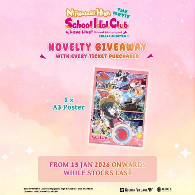 15 January 2026 onwards: Golden Village: Love Live! Nijigasaki High ...