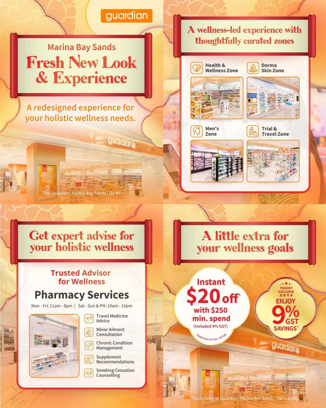 23 January-28 February 2026: Guardian Marina Bay Sands: Reopening ...