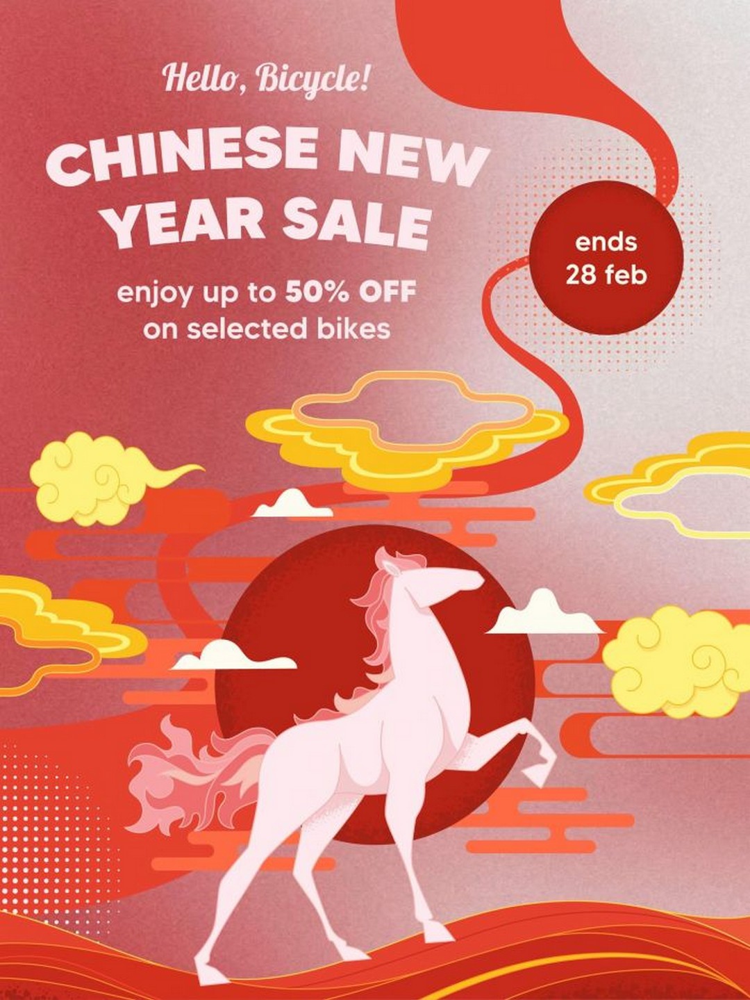 Now till 28 February 2026: Hello Bicycle: Chinese New Year Sale Up To ...