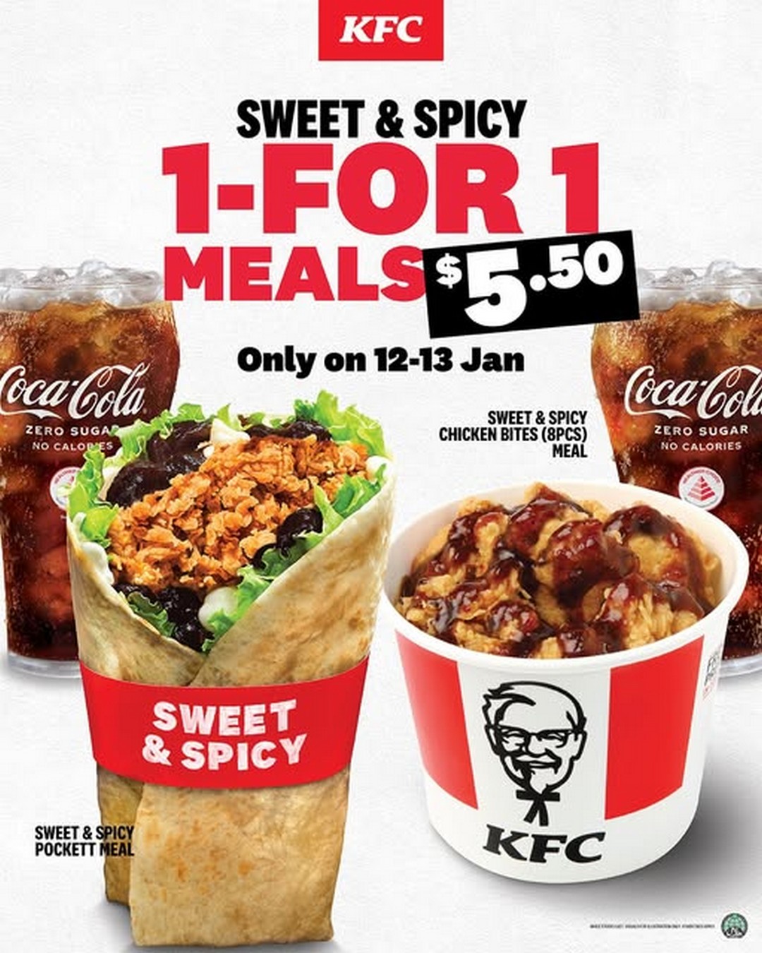 12-13 January 2026: KFC Singapore: 1-for-1 Sweet & Spicy Pockett Meal ...