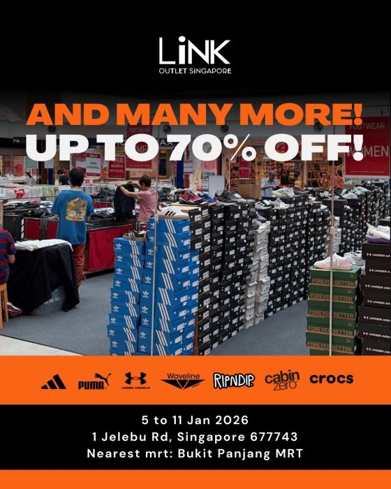 5–11 January 2026: LINK outlet store Atrium Sale: Up to 70% OFF Branded ...