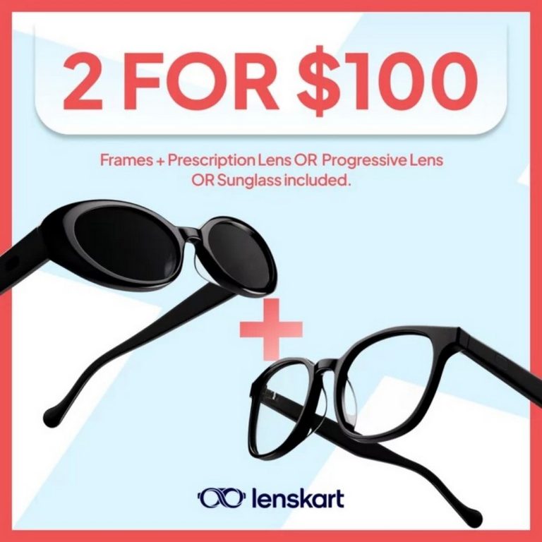 23 January 2026 onwards: Lenskart Singapore: 2 Glasses for $100 Nett ...