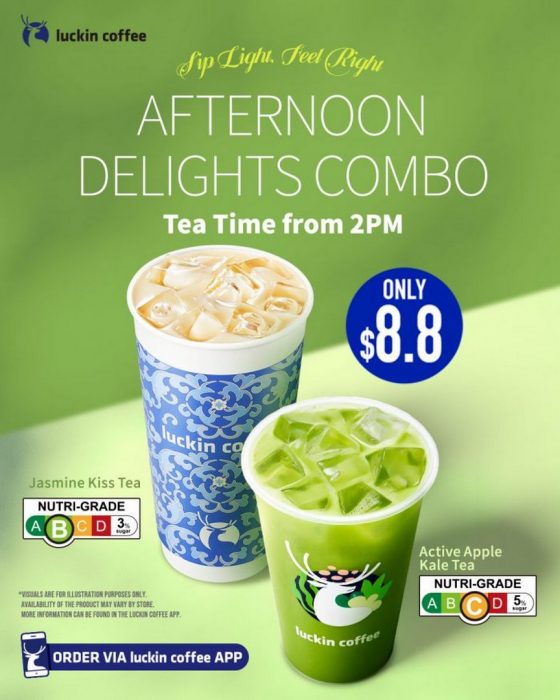 26 January 2026 onwards: Luckin Coffee: Afternoon Delights Combo – 2 ...