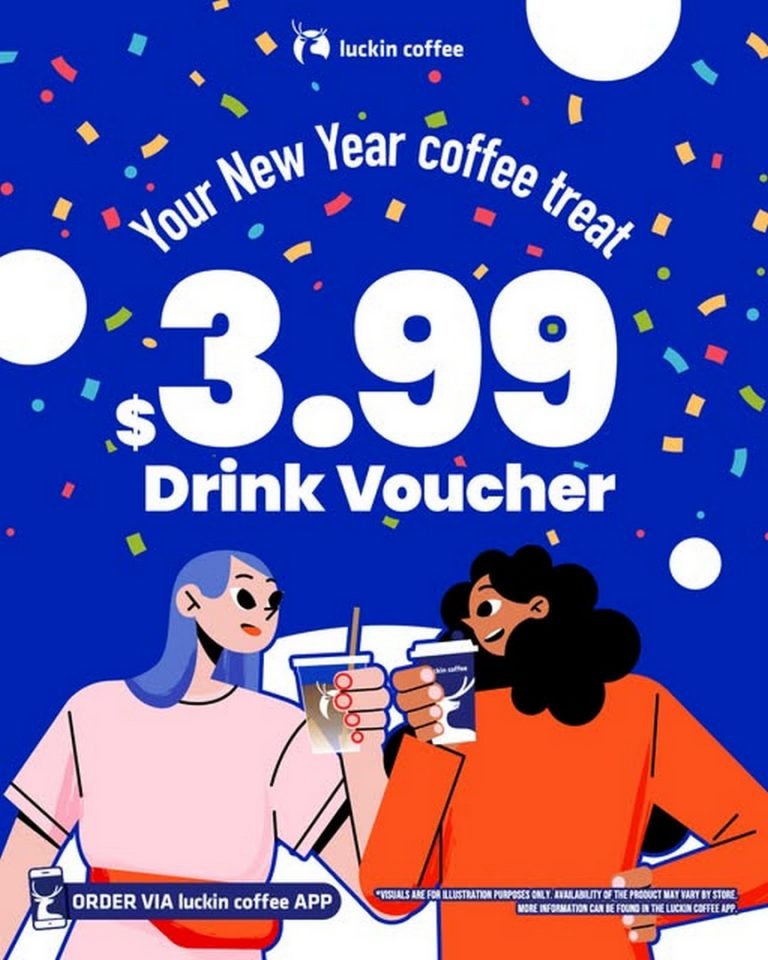 6-11 January 2026: Luckin Coffee Singapore: New Year Coffee Treat ...